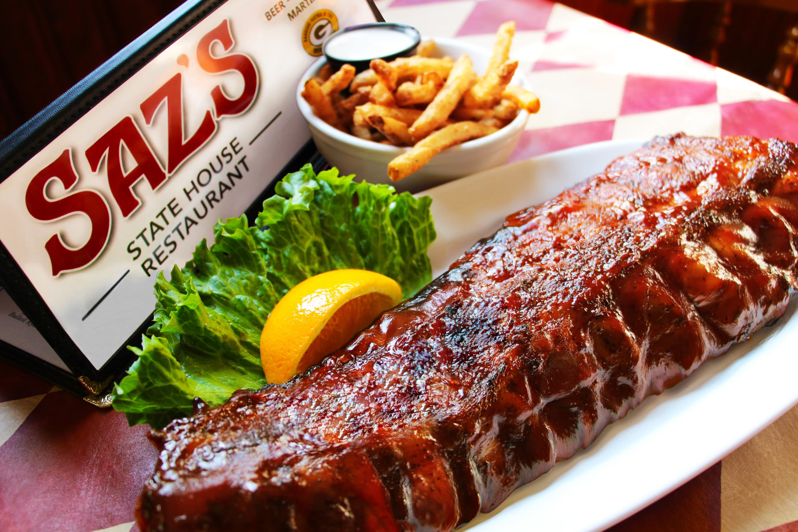 BBQ Ribs - Saz's Hospitality Group