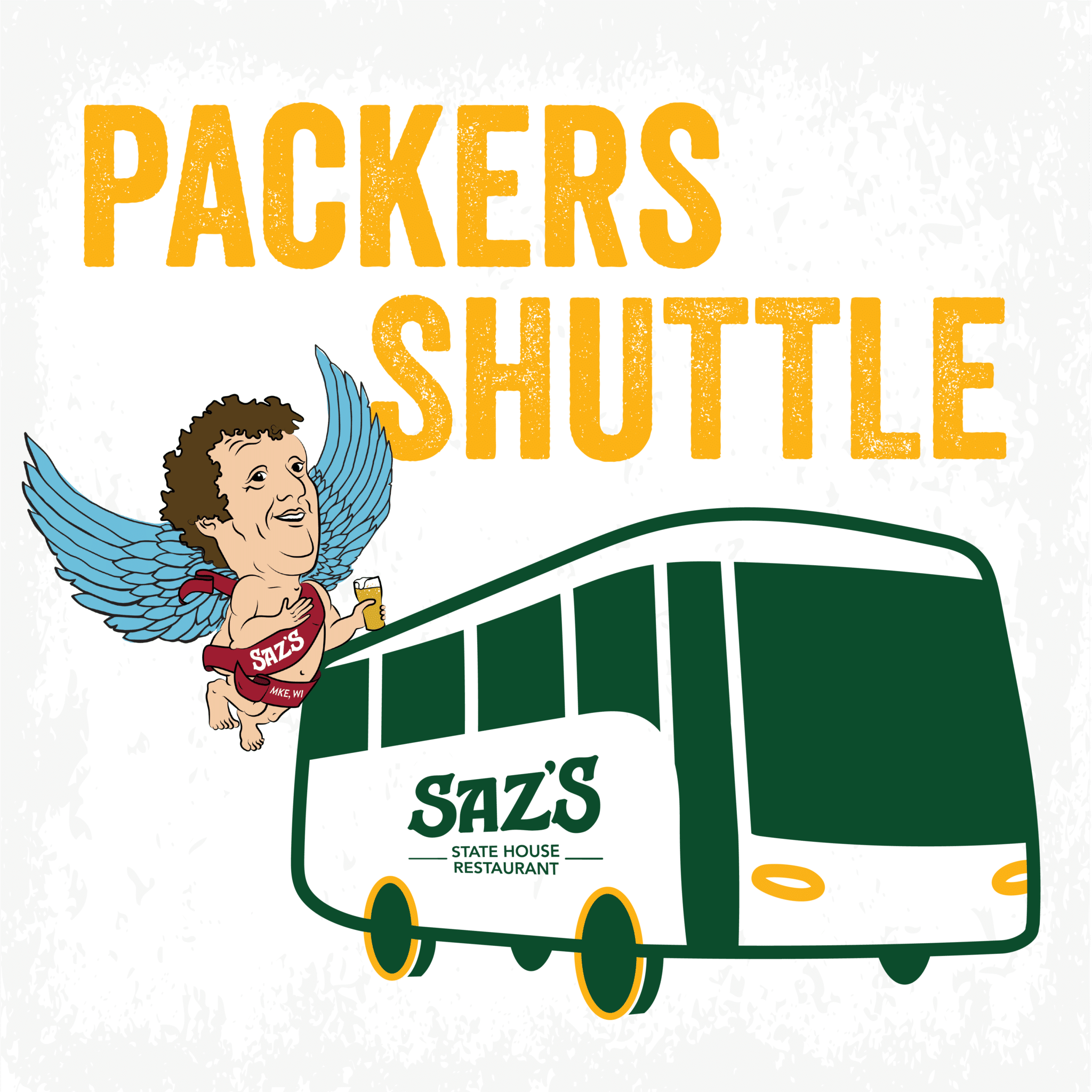 Ride Saz’s Packers Shuttle to Lambeau!