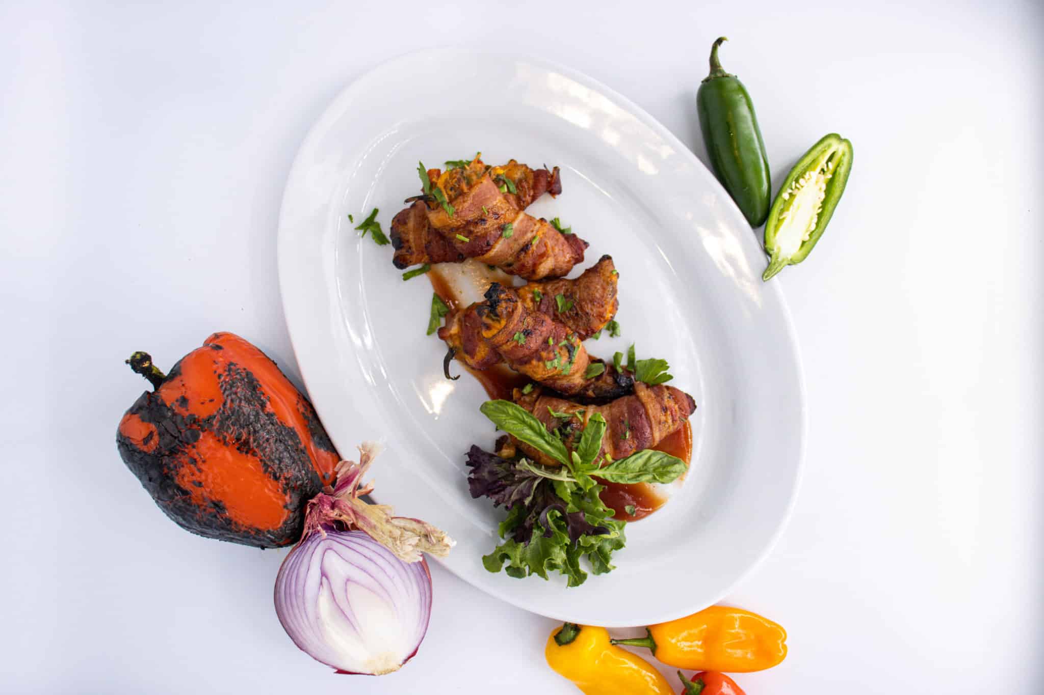 Pulled Pork Stuffed Micro Peppers - Saz's Hospitality Group